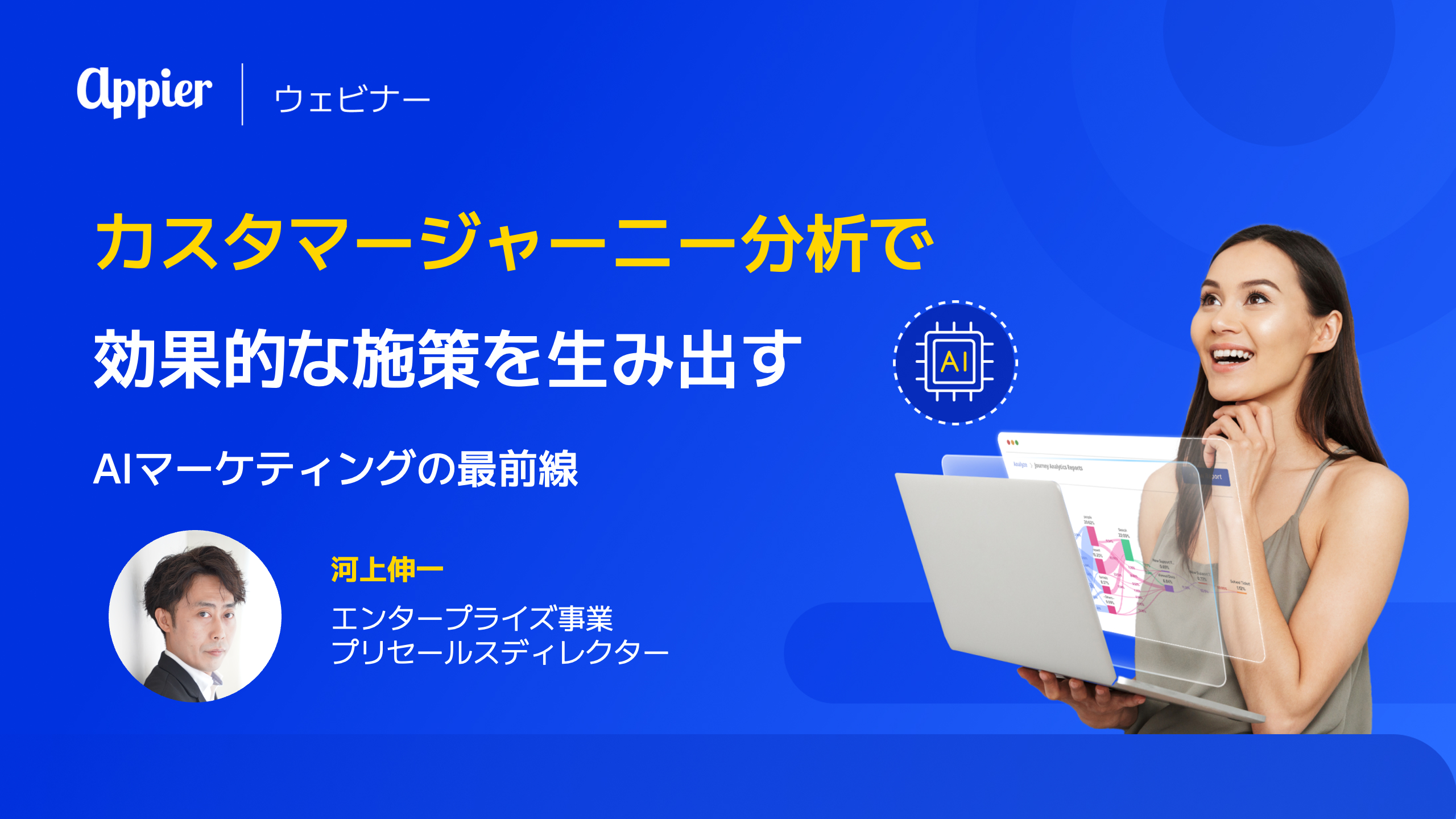 【オンデマンド ウェビナー】 カスタマージャーニー分析で効果的な施策を生み出す AIマーケティングの最前線